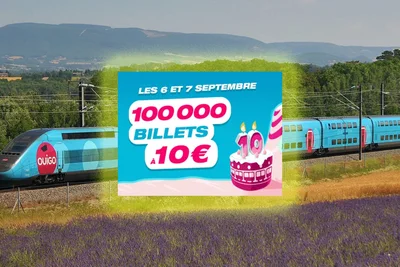 Vente flash OUIGO : 100 000 billets à 10